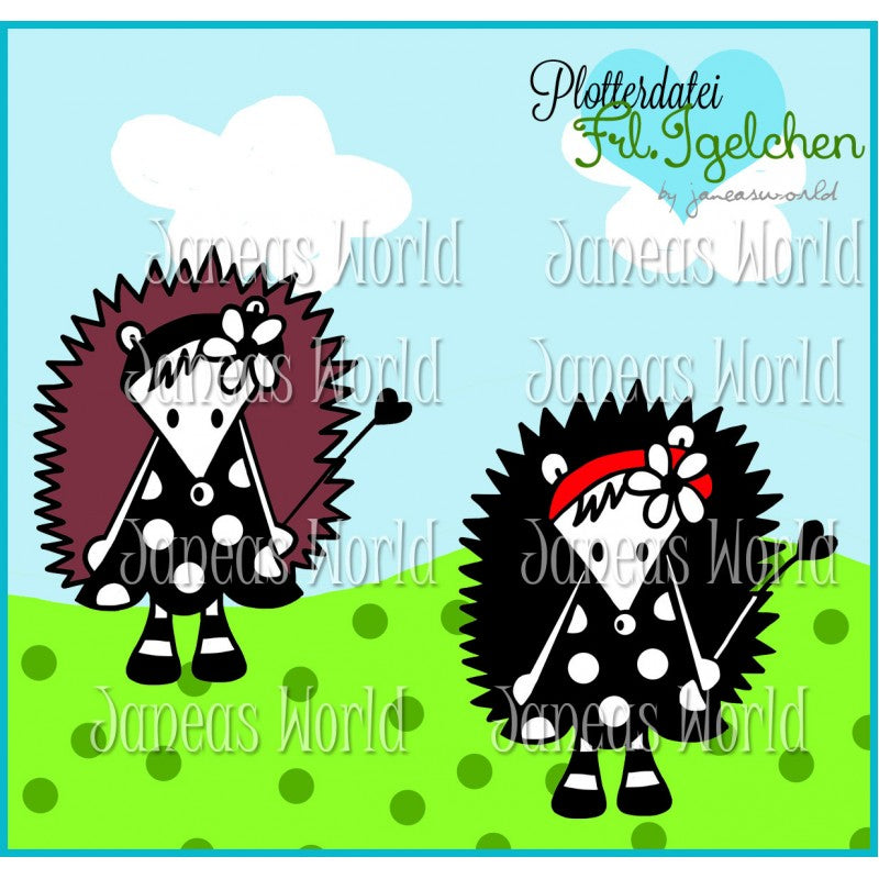 Plottervorlagen Frl.Igelchen , Plotterdatei – Janeas World