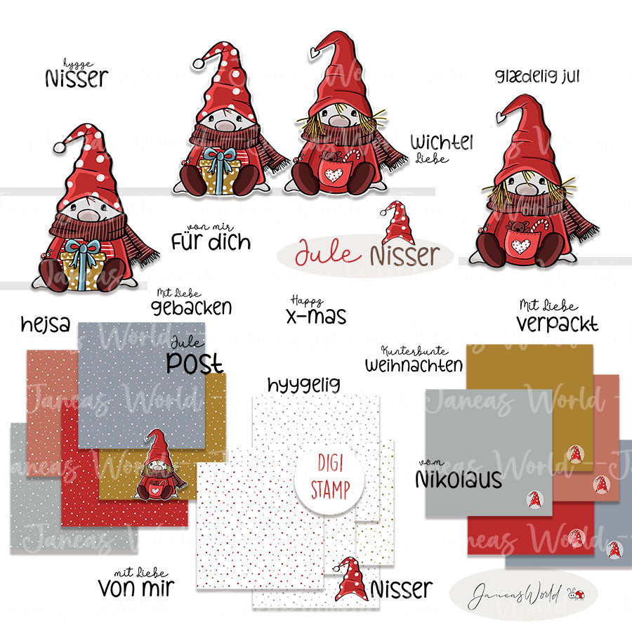 Jule Nisser- DigiStamp byJaneasWorld ® – Janeas World